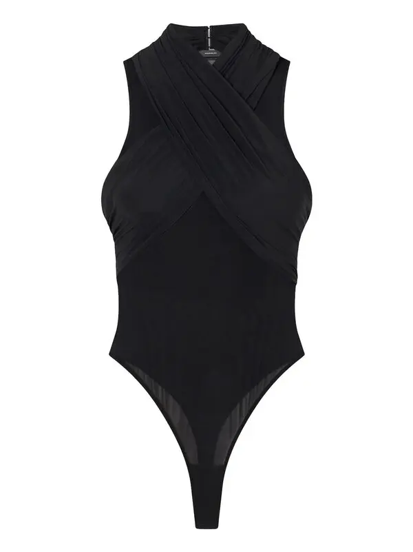 Alexander McQueen Alaïa Halter Neck Bubble Dress - Black