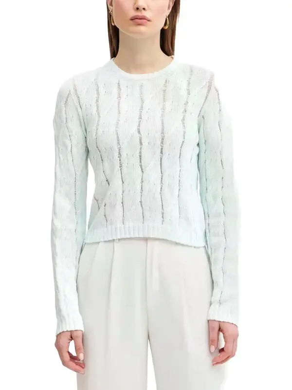 TWINSET Brooch-detailed Knitwear - Blue