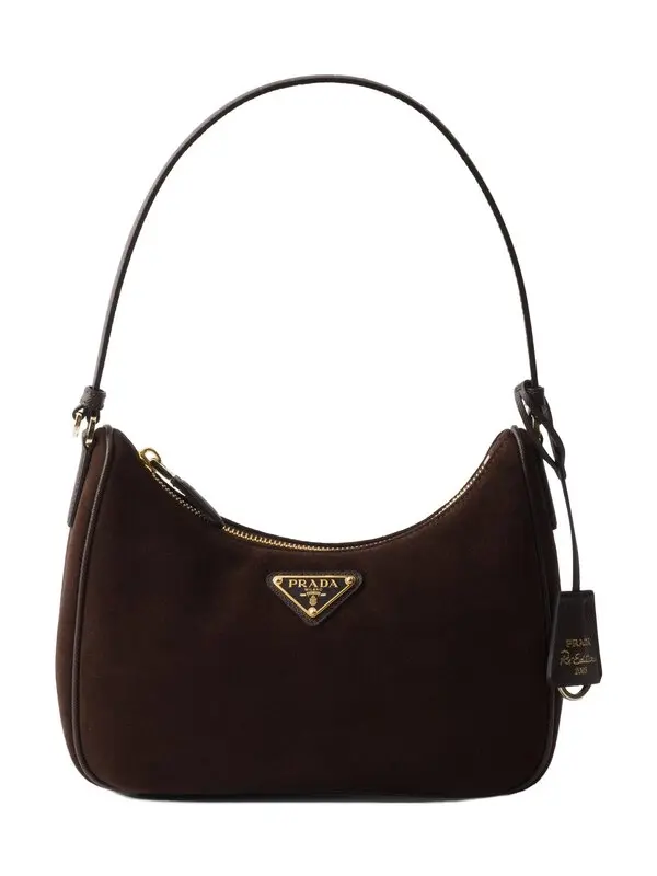 Prada Re-edition 2005 Suede Mini-bag - Brown