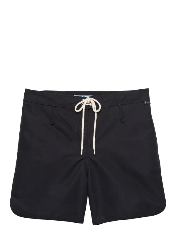 Prada Re-nylon Drawstring Shorts - Black