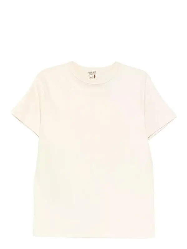 SAMURAI JEANS Crew-neck T-shirt - Neutrals