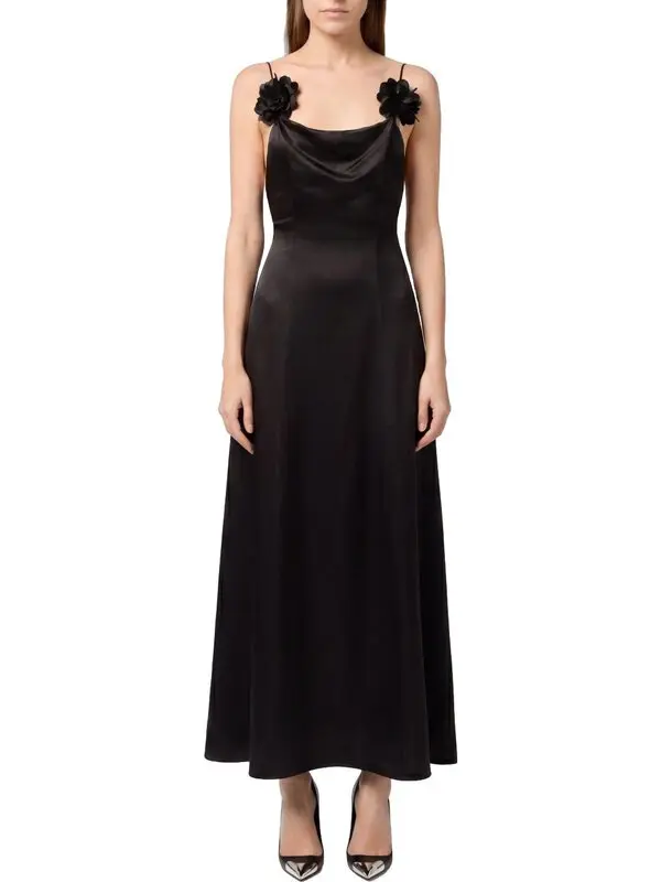 Philipp Plein Embellished Spaghetti Strap Maxi Dress - Black