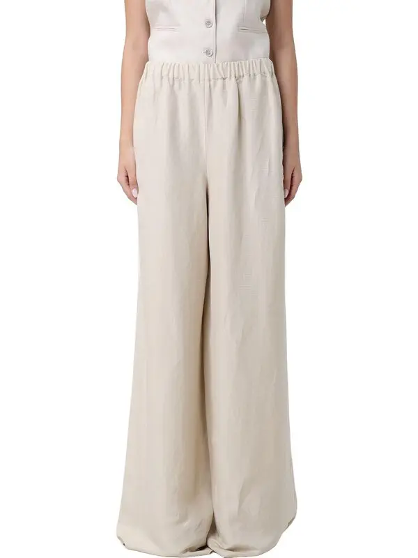 Max Mara Wide-leg Pants - Beige