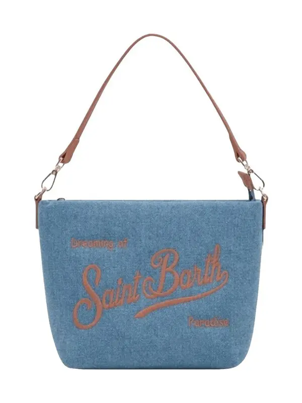 MC2 SAINT BARTH Aline Mini Shoulder Bag - Denim