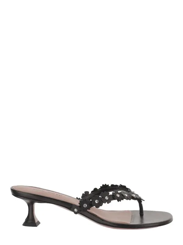 Amina Muaddi High Heel Shoes - Black