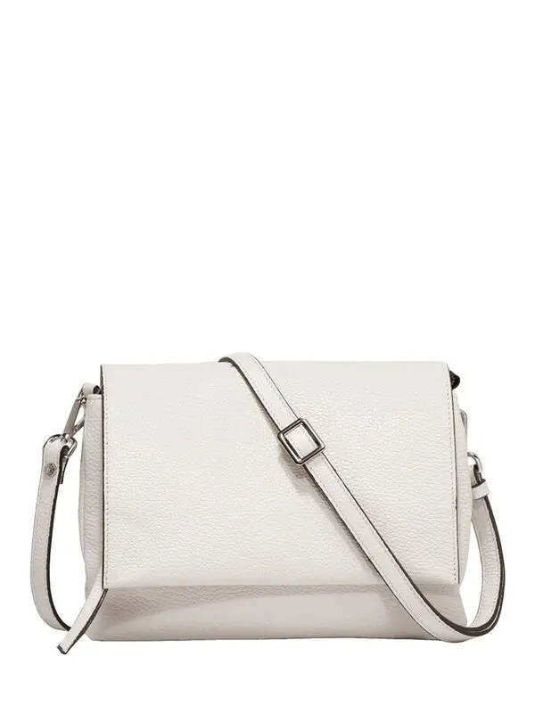 GIANNI CHIARINI Shoulder Bag In Hammered Leather - Brown