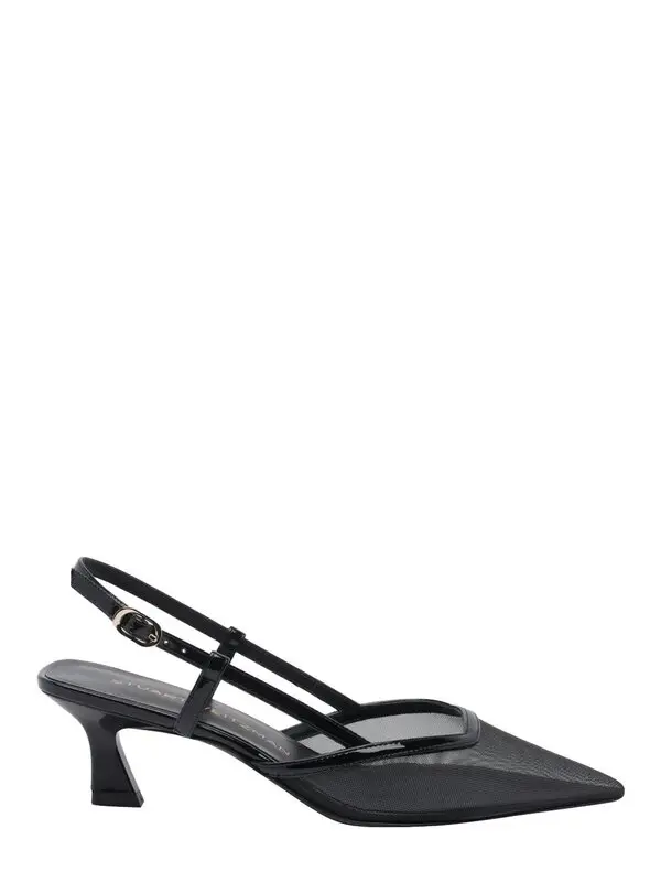 STUART WEITZMAN High Heel Slingback Pumps - Black
