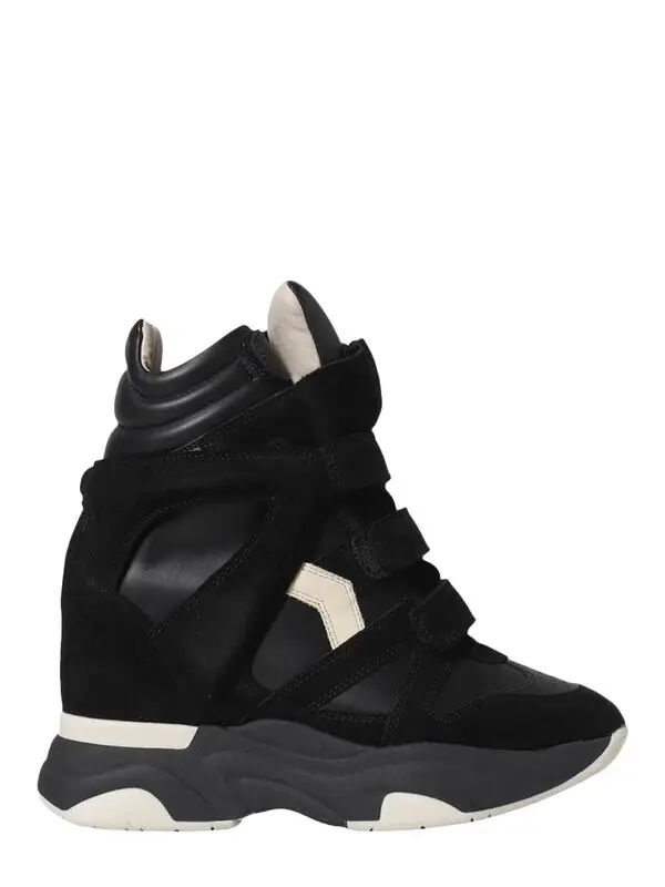 Isabel Marant Étoile Balskee Suede High Top Sneakers - Black