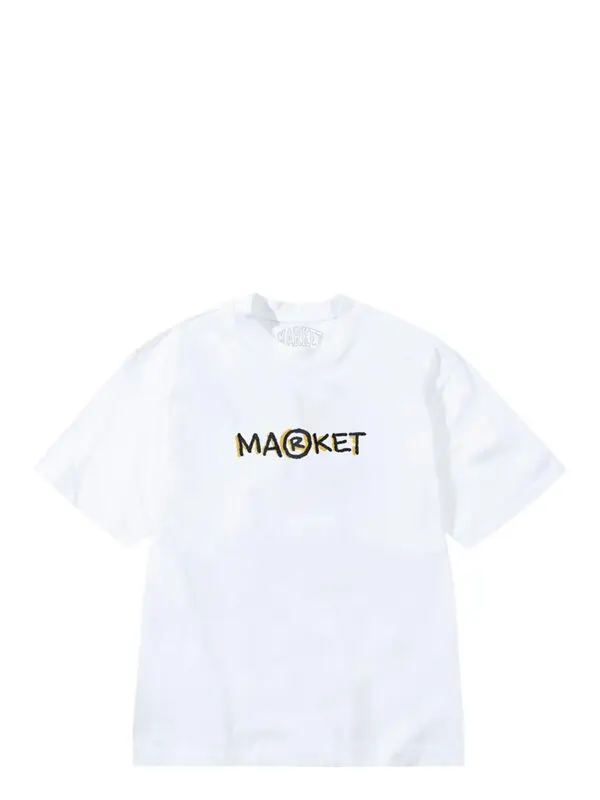 MARKET Smiley Doodle Graphic T-shirt - White