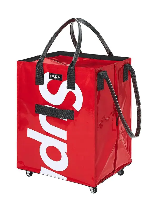 Supreme X Hulken Rolling Tote Bag - Red