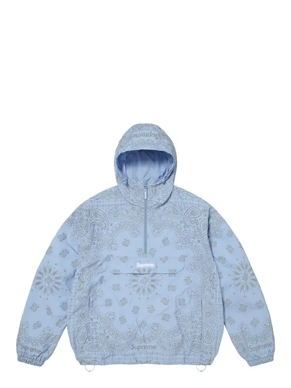 Supreme Reflective Bandana Anorak - Blue