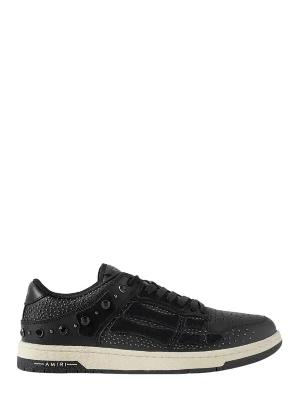 Amiri Studded Low Top Sneakers - Black