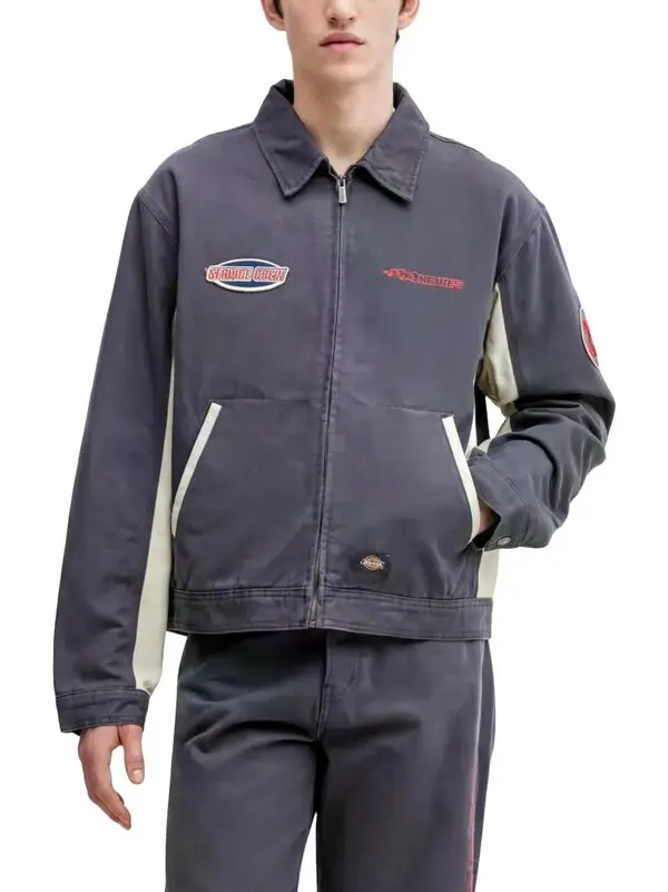 Dickies Panelled Zip Jacket - Grey