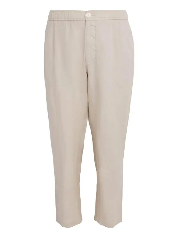 WAX LONDON Kurt Linen Chinos - Beige