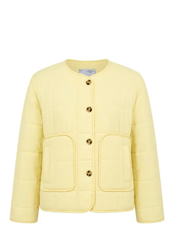 ATS THE LABEL Maris Quilted Jacket - Yellow