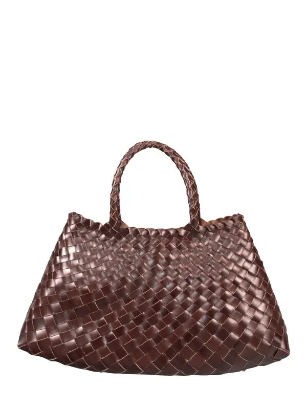 RIMINI Elisabetta Woven Tote - Brown