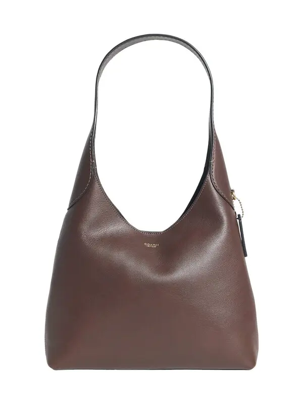 COACH Leather Brooklyn 28 Shoulder Bag - Brown