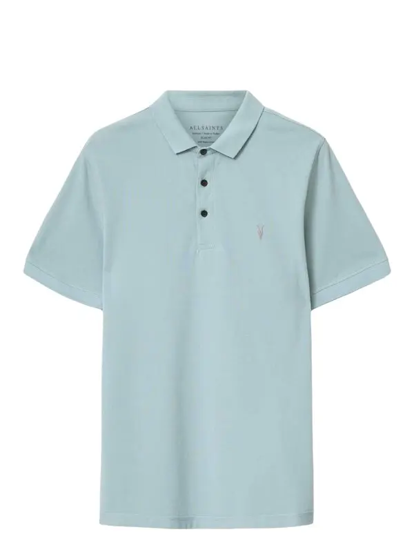 ALLSAINTS Organic Cotton Reform Polo Shirt - Blue