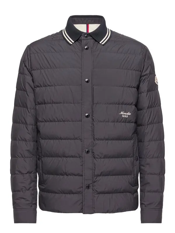 Moncler Dorvath Down Shirt Jacket - Blue