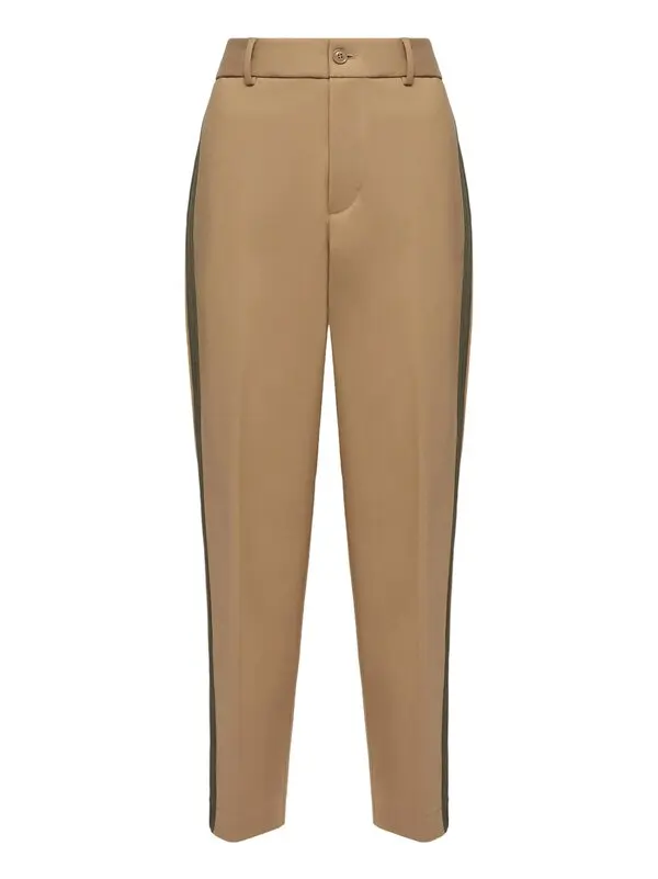 Moncler Tailored Cotton Blend Pants - Beige