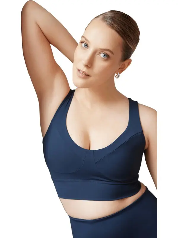ELASTIQUE ATHLETICS Le Divine Lymphatic Bra - Navy