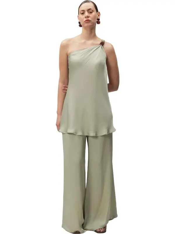 BAOBAB Ferrat Pants Straight Leg Trousers - Matcha
