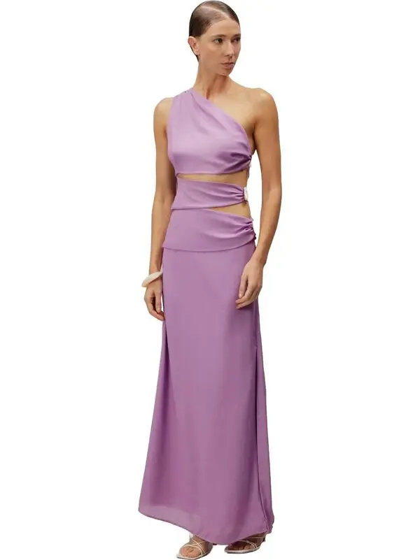 BAOBAB Cassis One-shoulder Maxi Dress - Figs