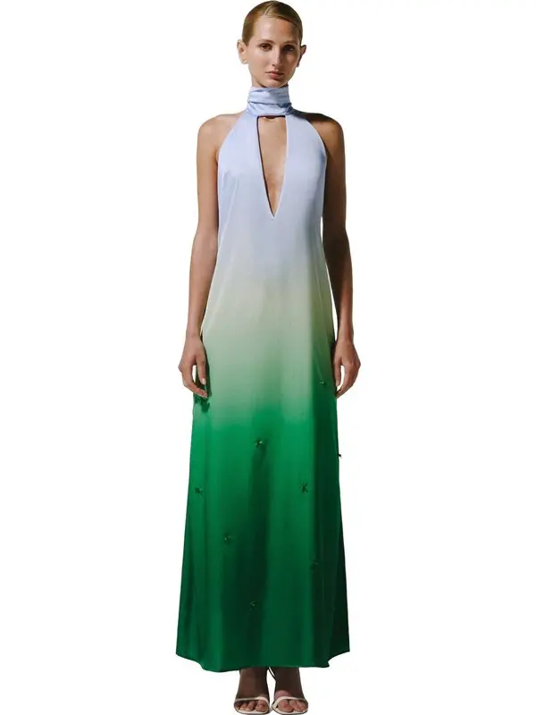 BAOBAB Magia Salvaje Maxi Dress - Algae
