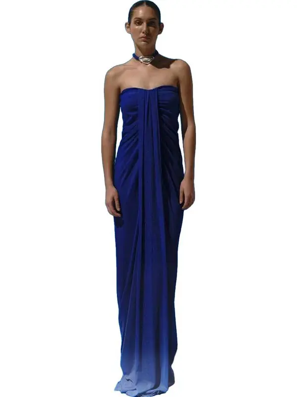 BAOBAB Lena Maxi Dress - Opal Blue