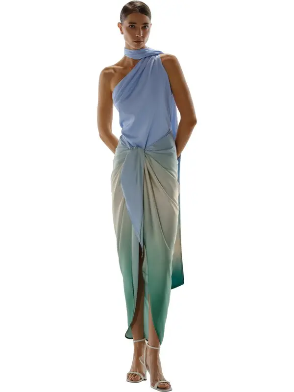 BAOBAB Lora Midi Dress - Algae