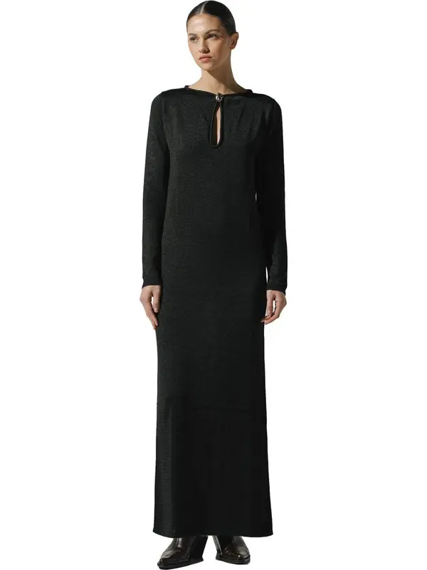 BAOBAB Ramila Maxi Dress With Front Cutouts - Black