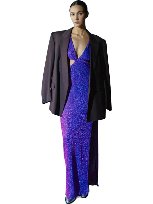 BAOBAB Rio Maxi Dress With Deep V-neckline And Cut-out Details - Adel