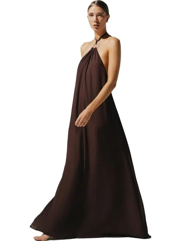 BAOBAB Flora Maxi Dress - Cocoa