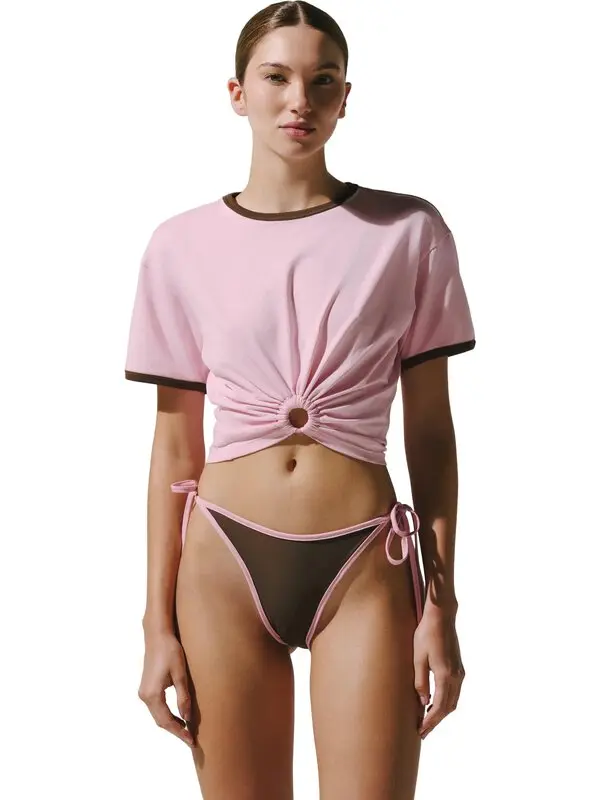 BAOBAB Tika T-shirt With Ring Detail - Sole Mio