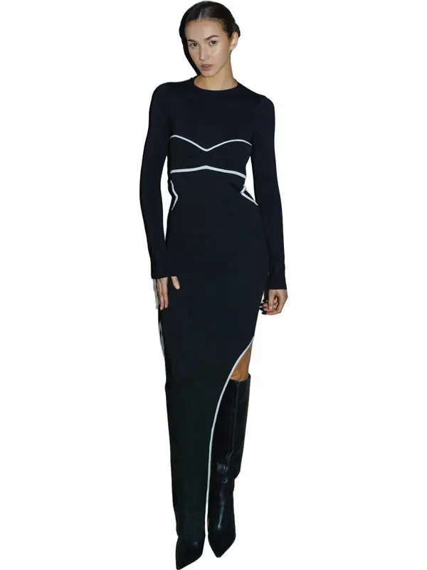 BAOBAB Jambo Midi Dress With Contrast Detailing - Vil