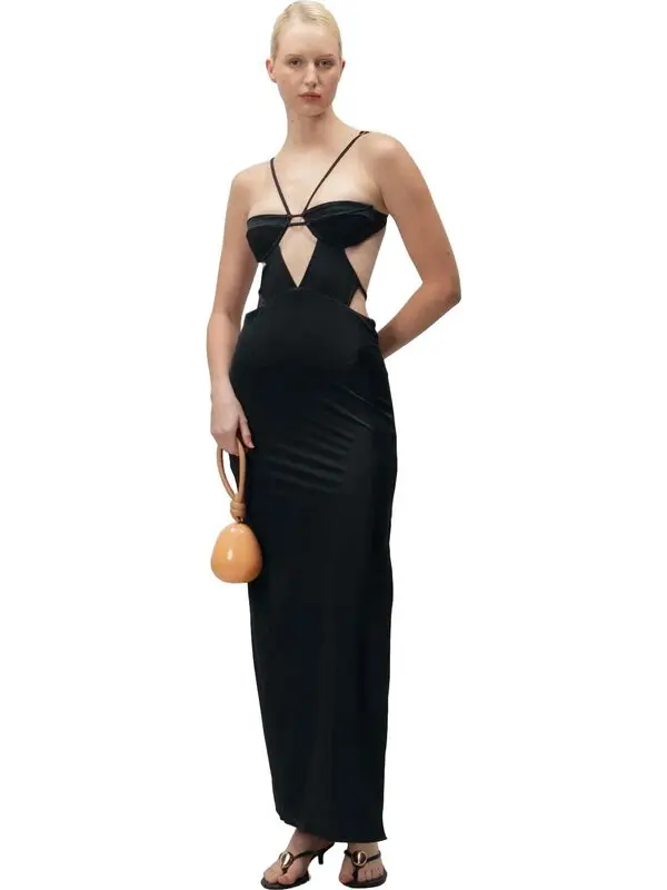 BAOBAB Amaral Maxi Dress - Obsidian