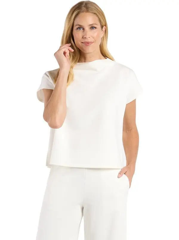 Jude Connally Tillie Ponte Pullover Top - Cream