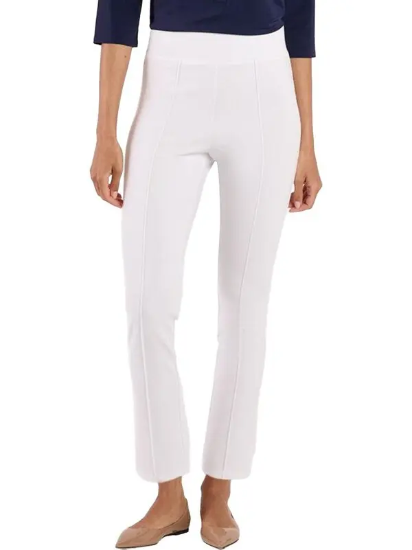 Jude Connally Theo Pull-on Ankle Pants - White