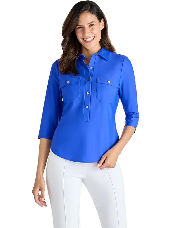 Jude Connally Sylvia Top - Cobalt
