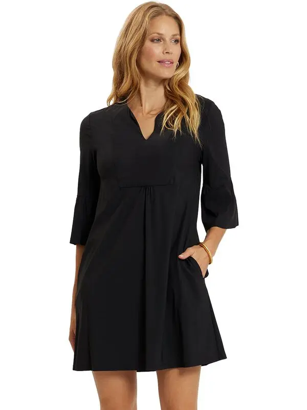 Jude Connally Kerry Dress In Lightweight Jude Cloth - Black / Regular
