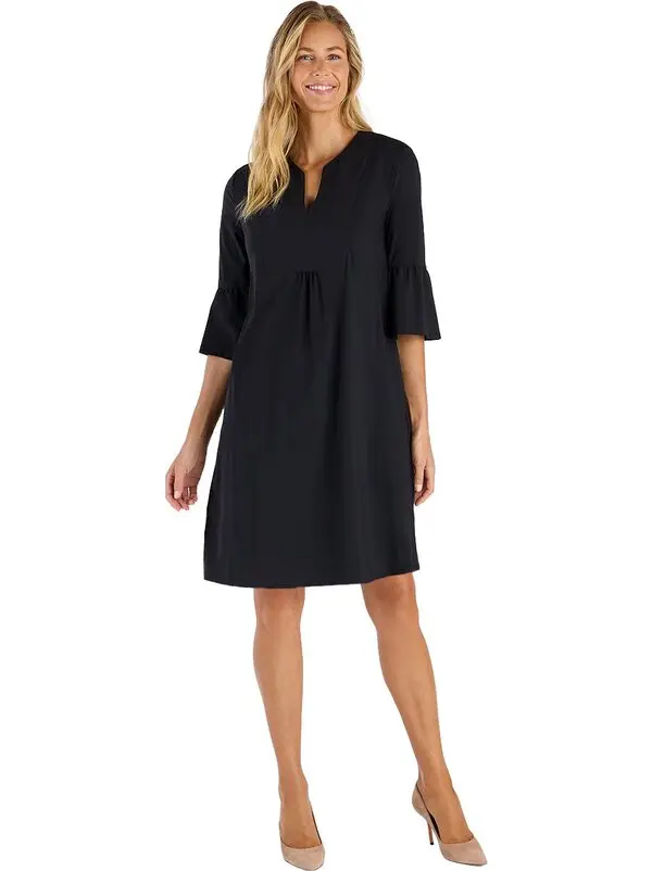 Jude Connally Kerry Dress In Lightweight Jude Cloth - Black / Regular