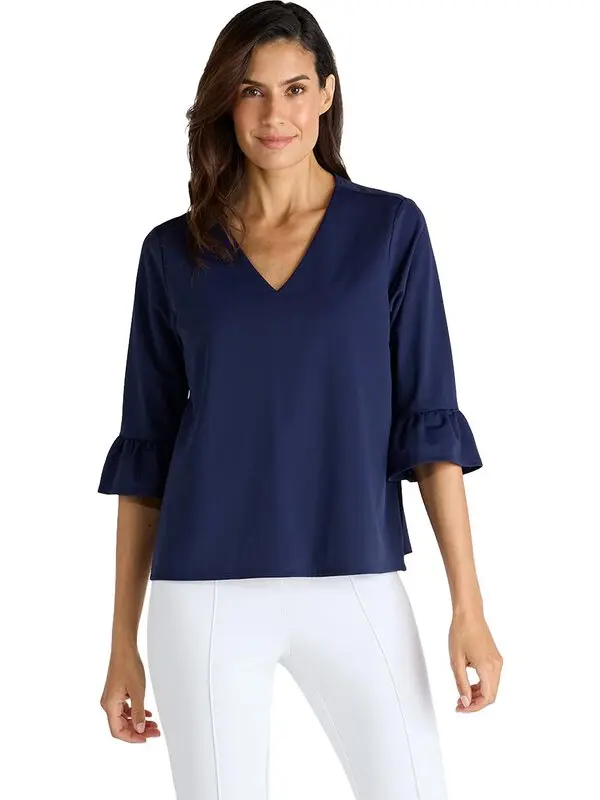 Jude Connally Cassie Top Jude Cloth - Navy