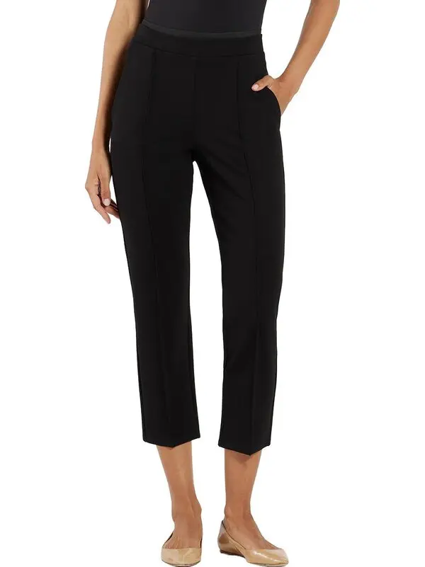 Jude Connally Tobi Pant Firm Finish Ponte Slim Leg Trousers - Black / Regular