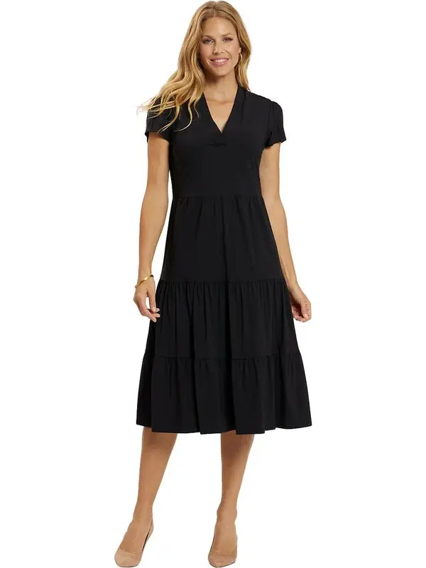 Jude Connally Libby Midi Dress - Black