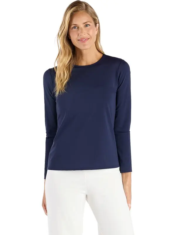 Jude Connally Landon Long Sleeve Top - Navy