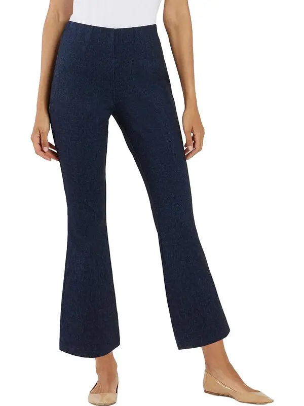 Jude Connally Grayson Pull-on Ankle Flare Trousers - Navy