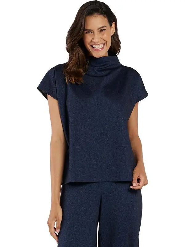 Jude Connally Tillie Sleeveless Pullover Top - Navy