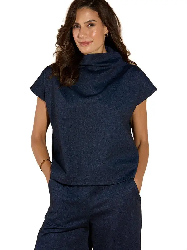 Jude Connally Tillie Sleeveless Pullover Top - Indigo