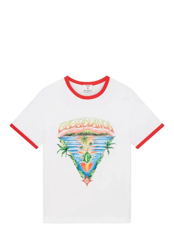 Casablanca Innocence Triangle Ringer T-shirt - Multicolor