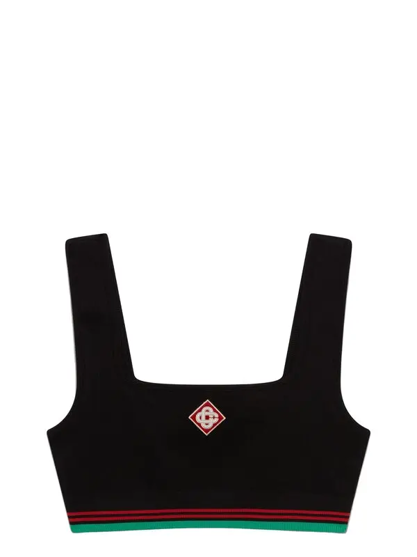Casablanca Seamless Bralette By - Black